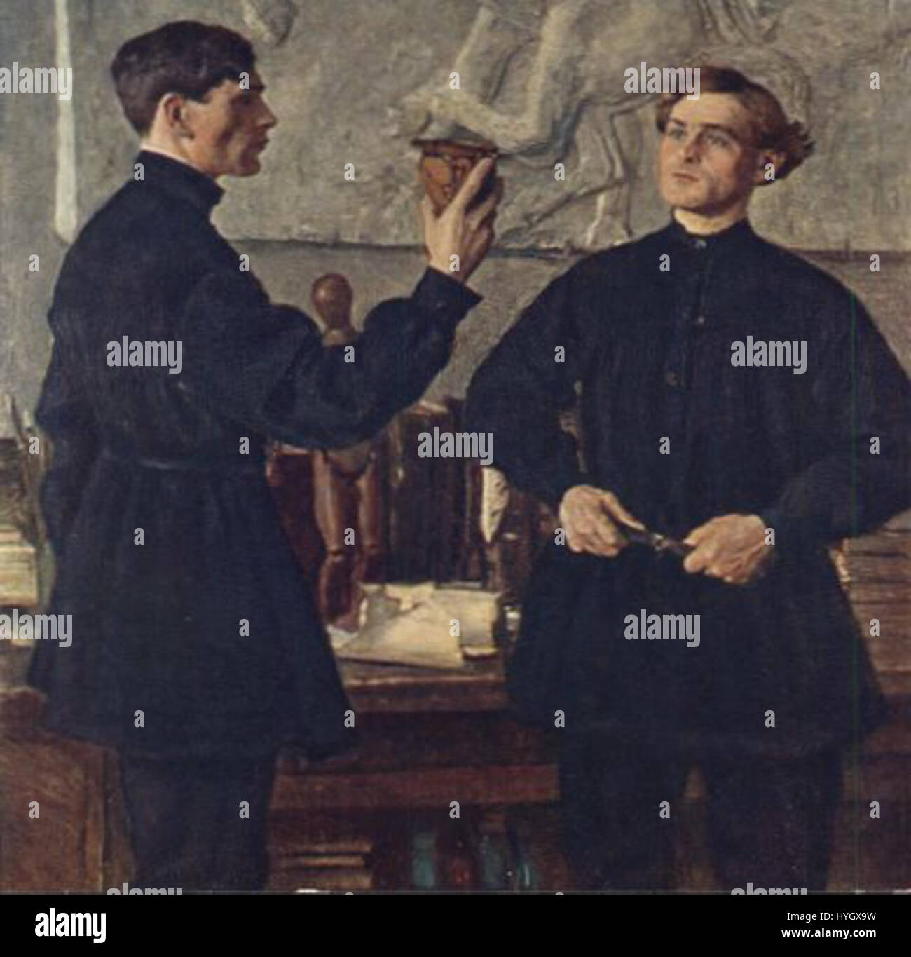 Mikhail nesterov work of art hi-res stock photography and images - Alamy