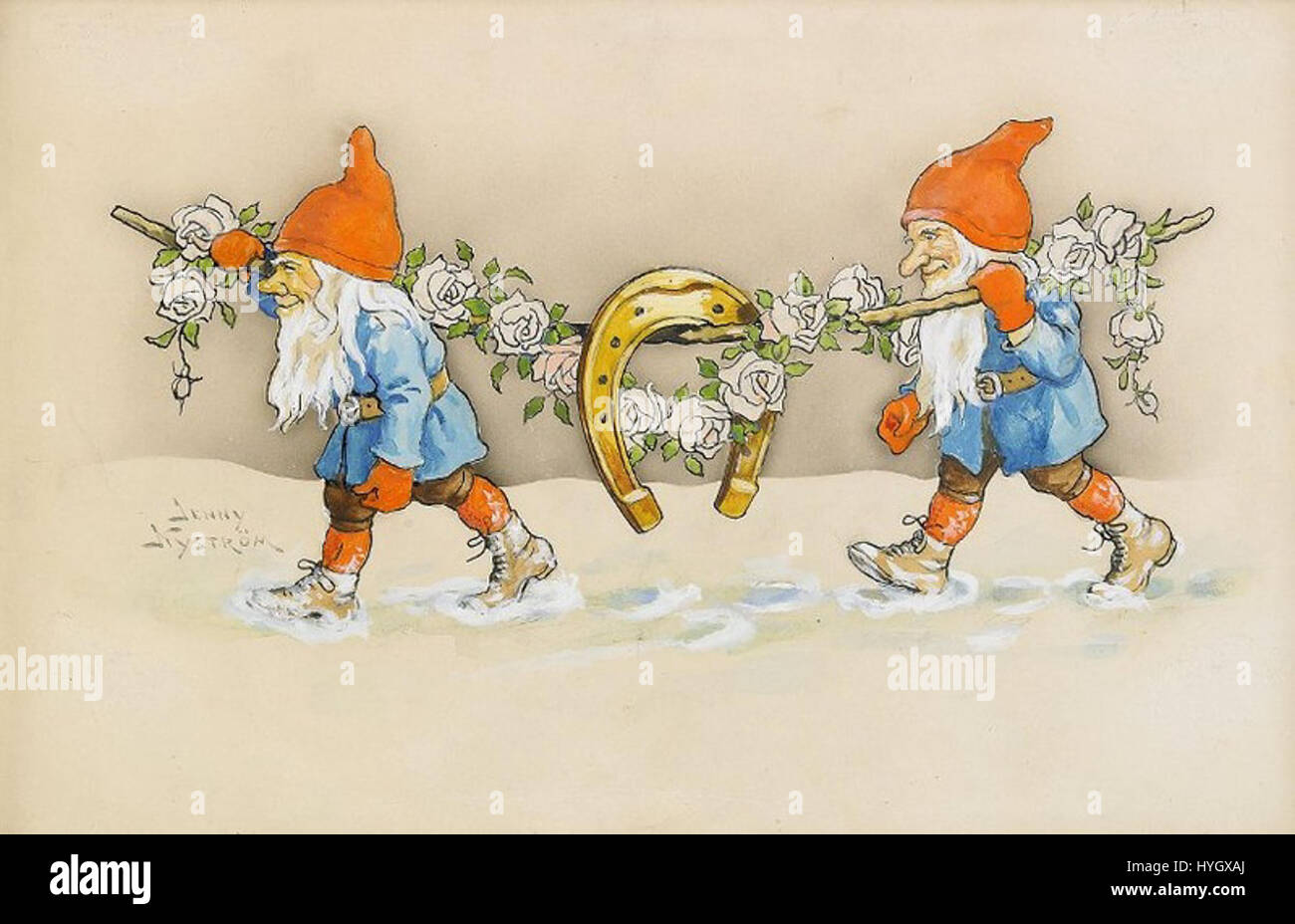 ‘Nystrom God Jul 14’ likely refers to a Swedish holiday greeting ...