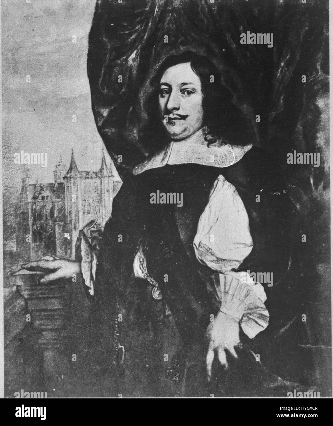 Pieter Thys Portrait of David Teniers II mi08932e08 Stock Photo - Alamy