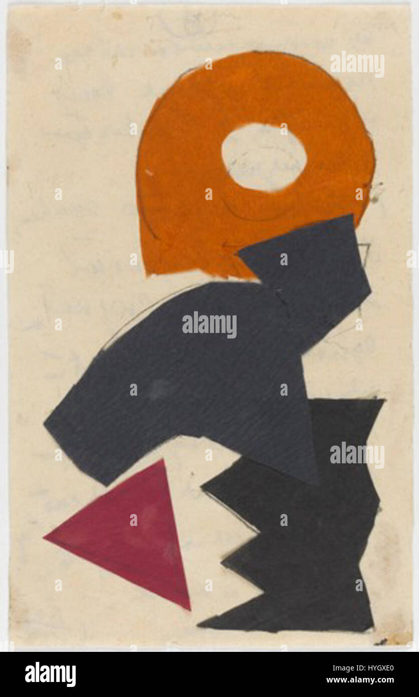 'Non-Objective Composition 4' by Olga Rozanova (1915) is an abstract ...