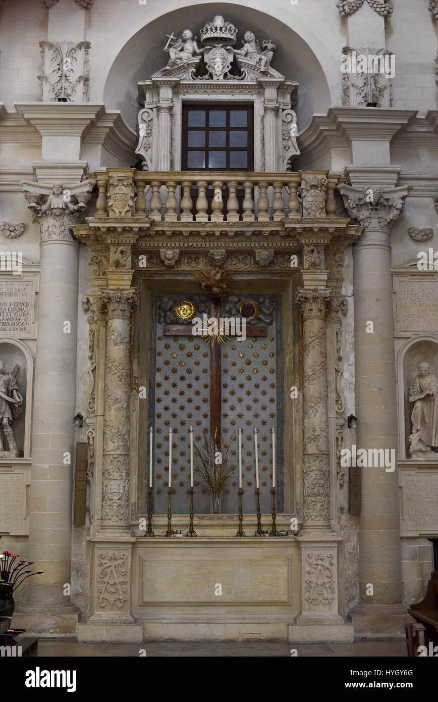 The 'Altare della Santa Croce' is a historical altar located in Italy ...