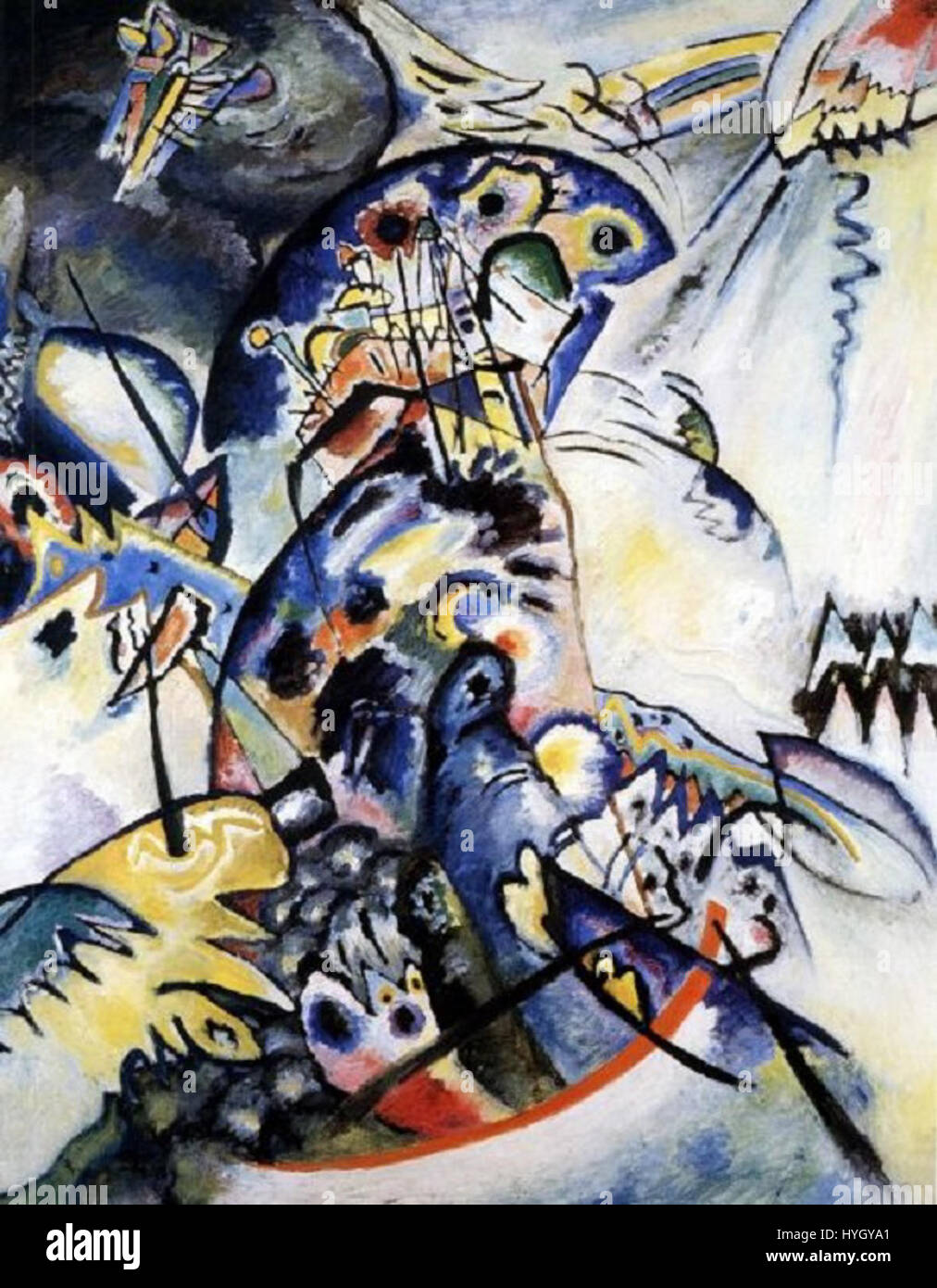 Wassily kandinsky blue painting hi-res stock photography and images - Alamy