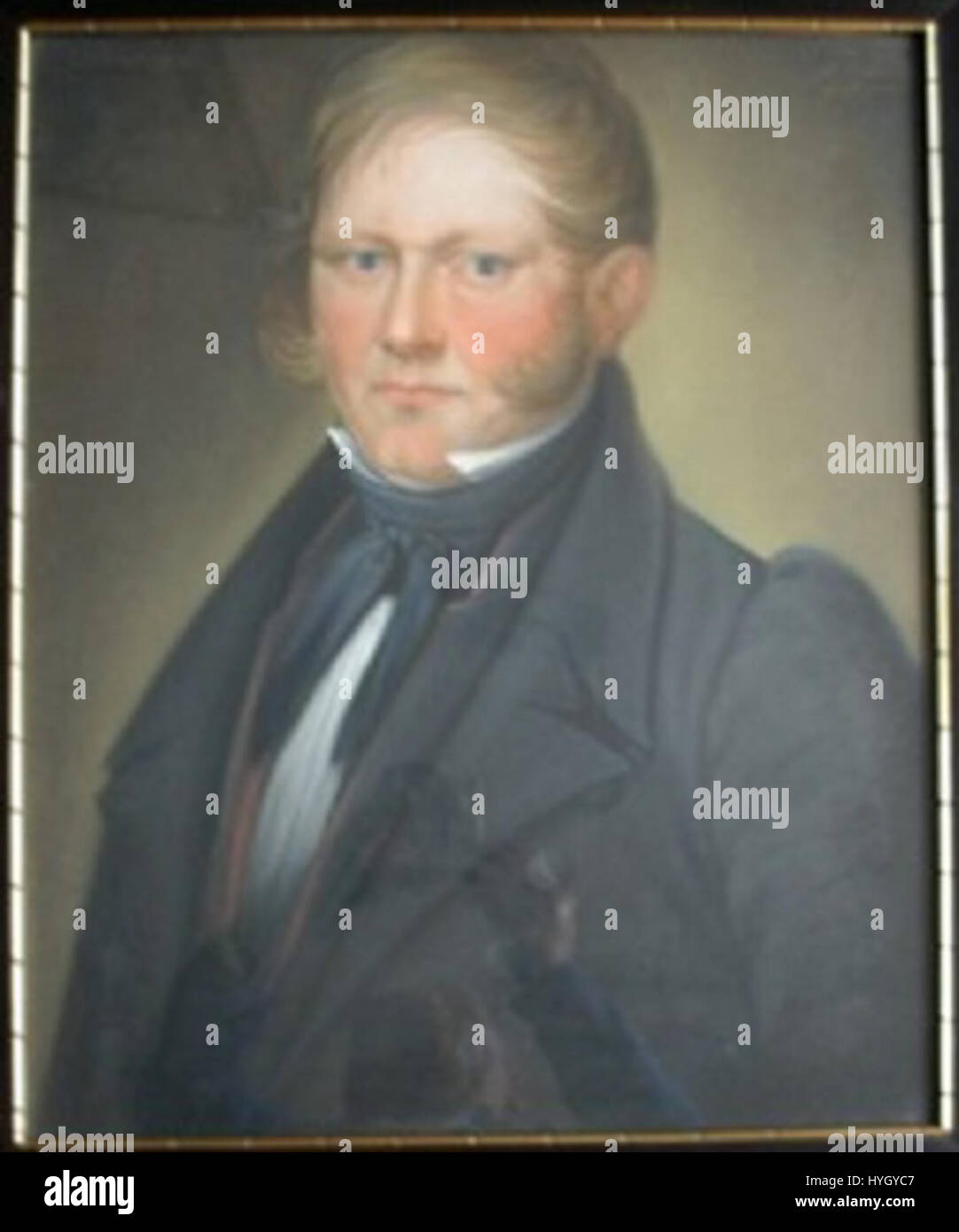 This portrait by Theodoor Bohres depicts Gerardus Johannes de Rijk ...