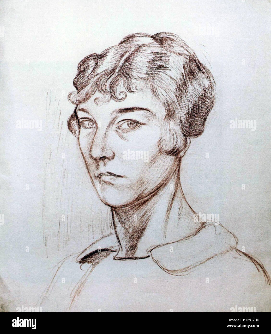 Selfportrait (Rozanova, 1917 Stock Photo - Alamy