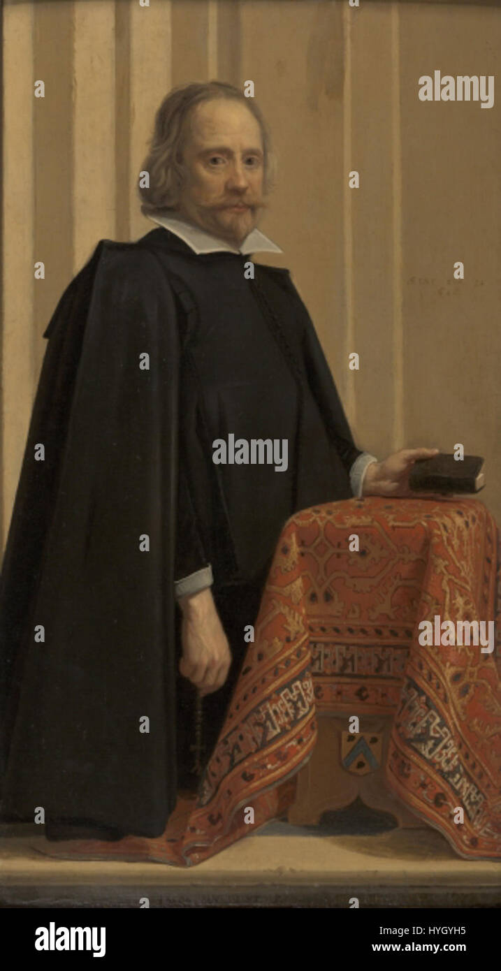 The portrait by Jacob van Oost (I) depicts Everard Tristram, a notable ...