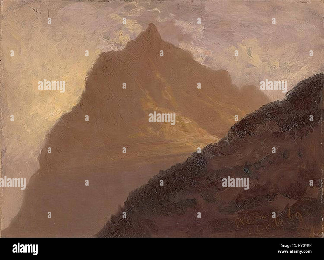 In 'Sunshine through the Rain' (1869), Siegwald Dahl captures the ...