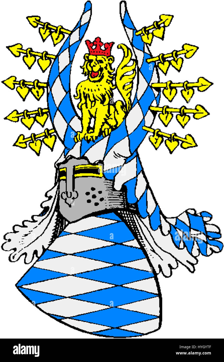 The Wittelsbach family, rulers of Bavaria, used this heraldic emblem ...