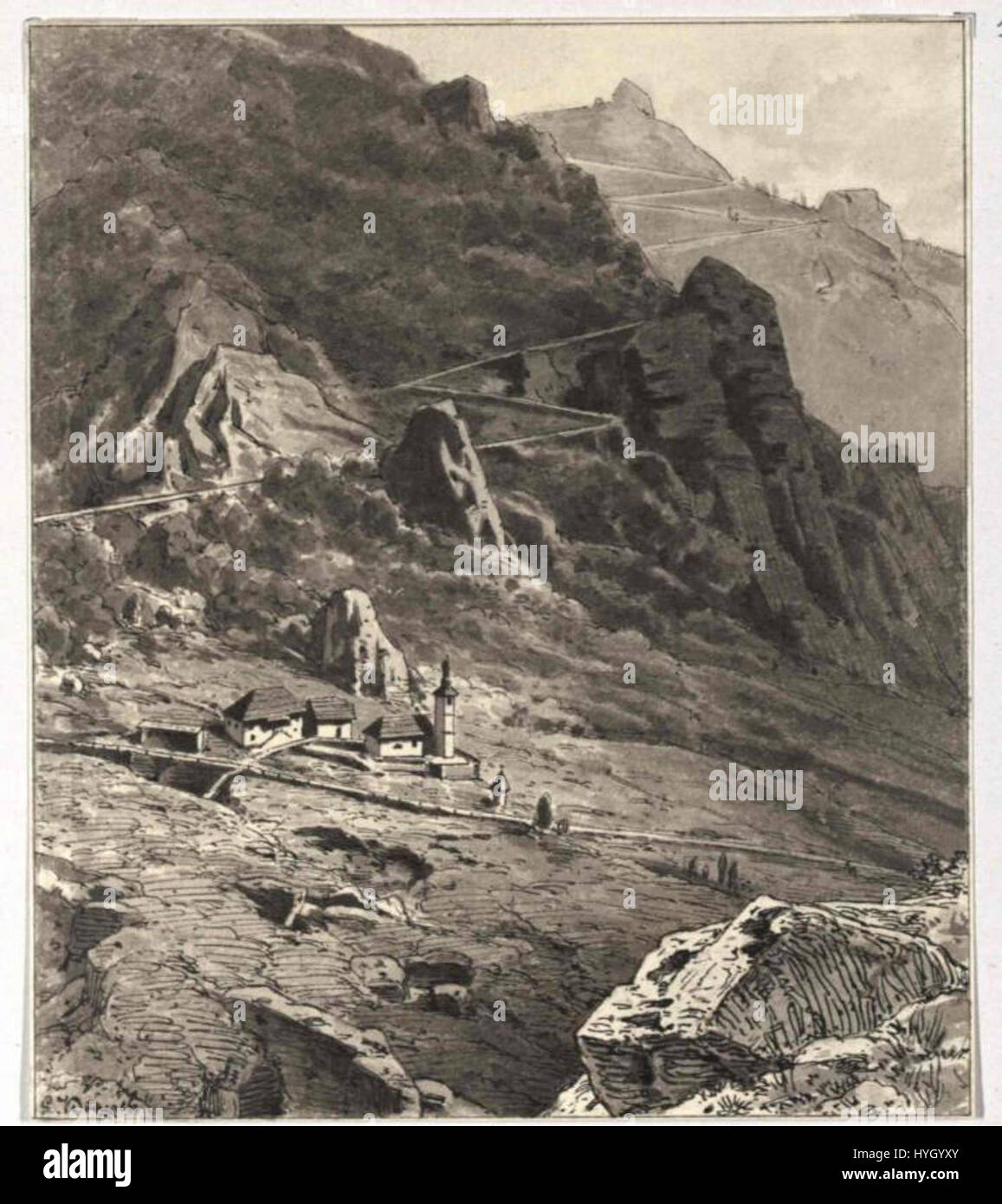 Ladislav Benesch St. Anna mit dem Loibl Pass Stock Photo - Alamy