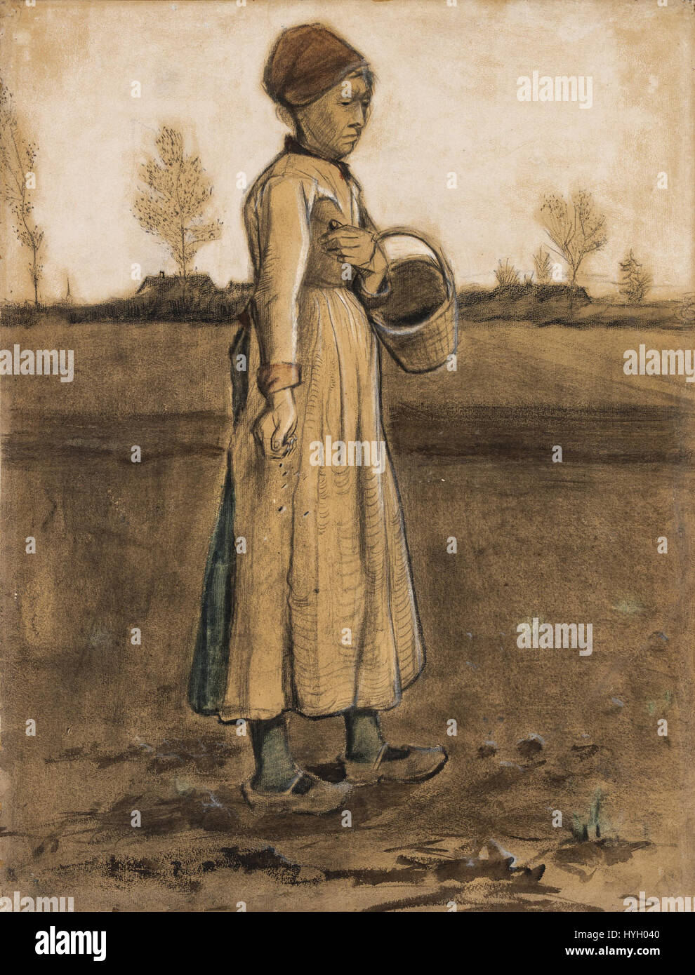 Worker woman depiction hi-res stock photography and images - Alamy