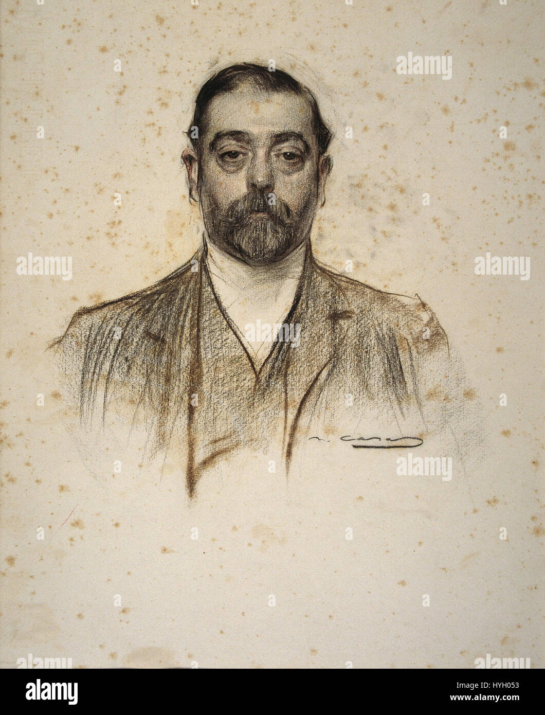 Ramon Casas, a prominent Catalan artist, is known for his portraits and ...