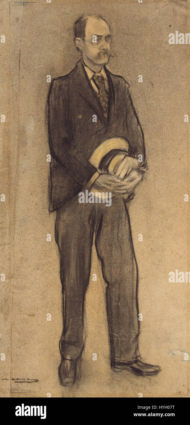 Ramon Casas’ work, part of the MNAC collection, showcases a refined ...