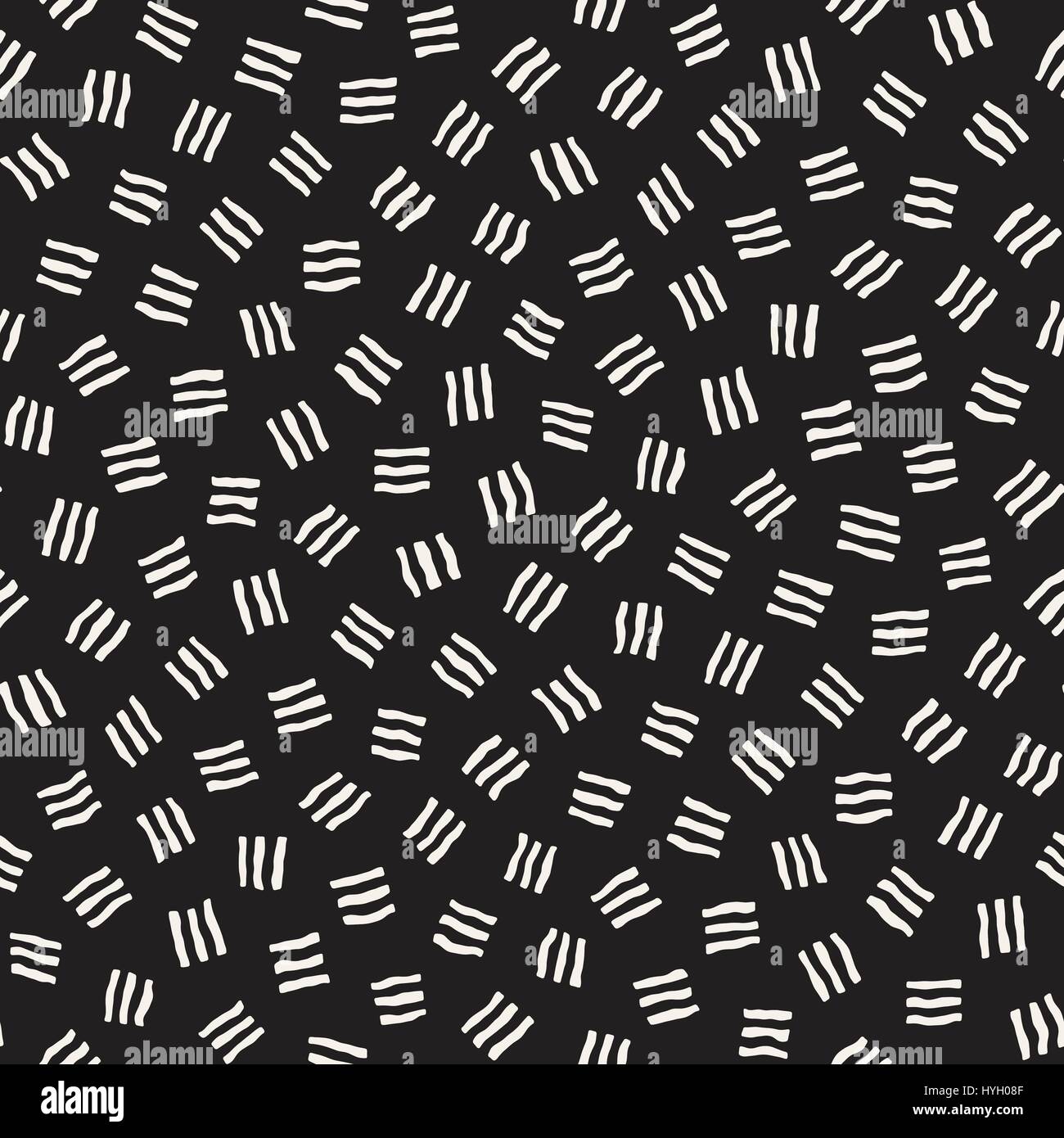 Vector Seamless Pattern. Abstract Background With Scattered Geometric ...