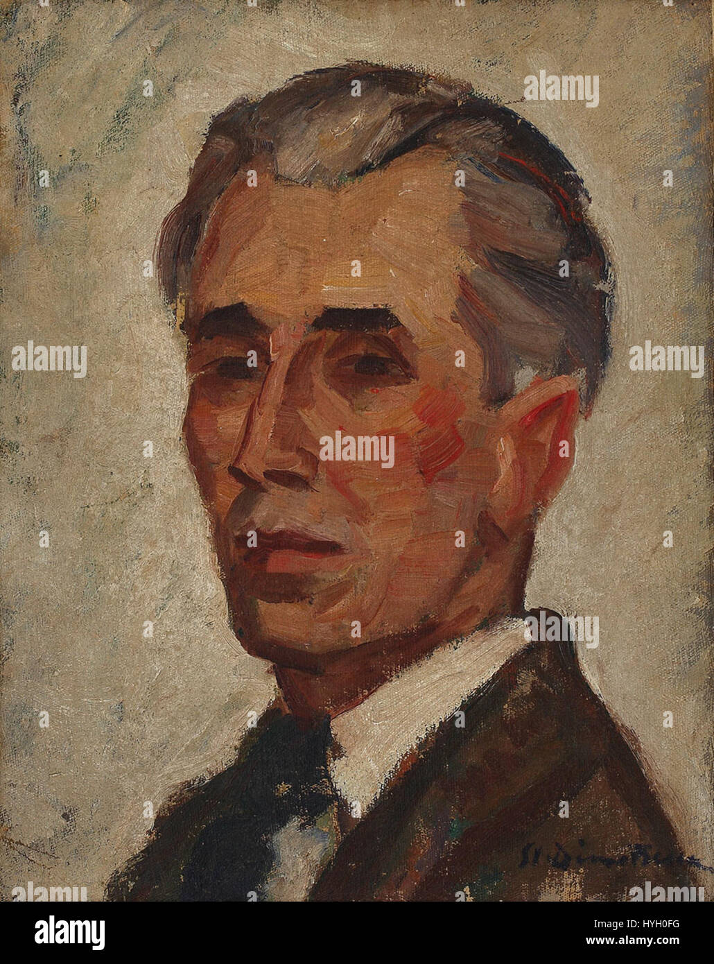 Stefan Dimitrescu's 'Autoportret' (Self-Portrait) captures the Romanian ...