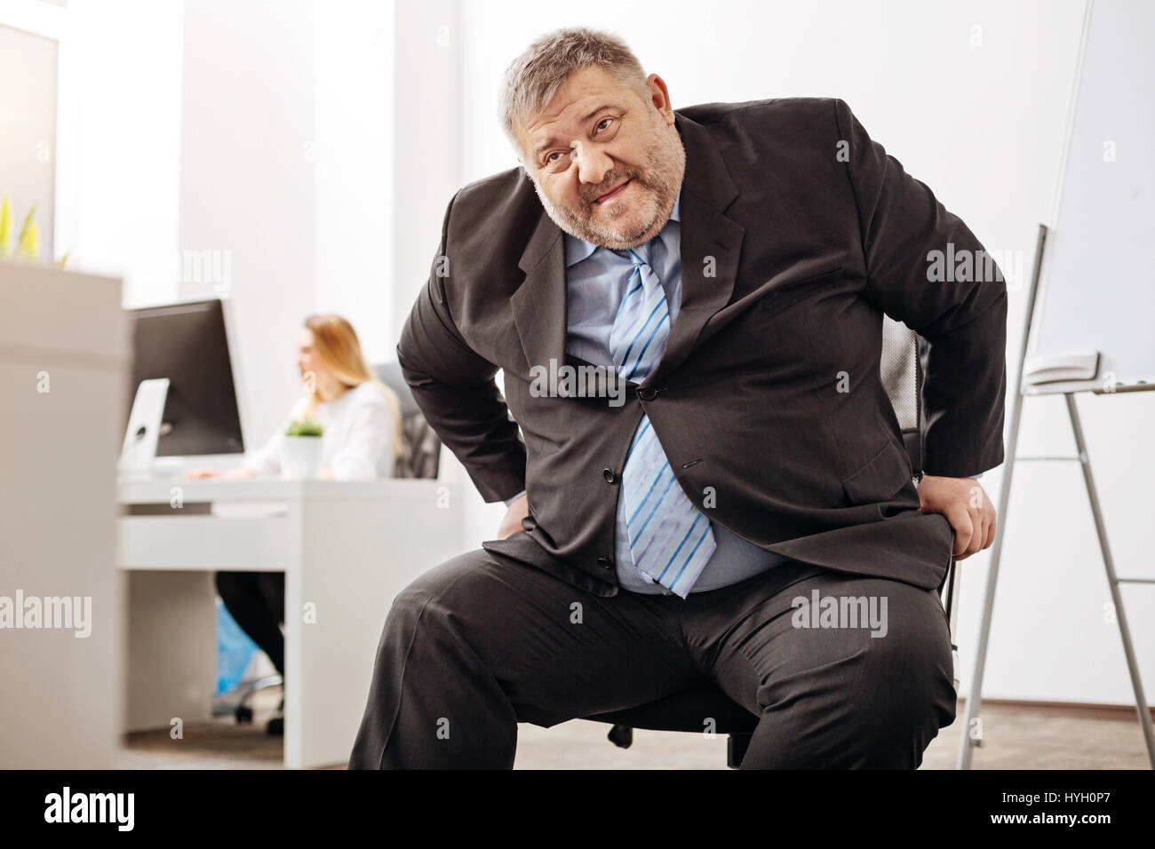 Obese office chair hi-res stock photography and images - Alamy