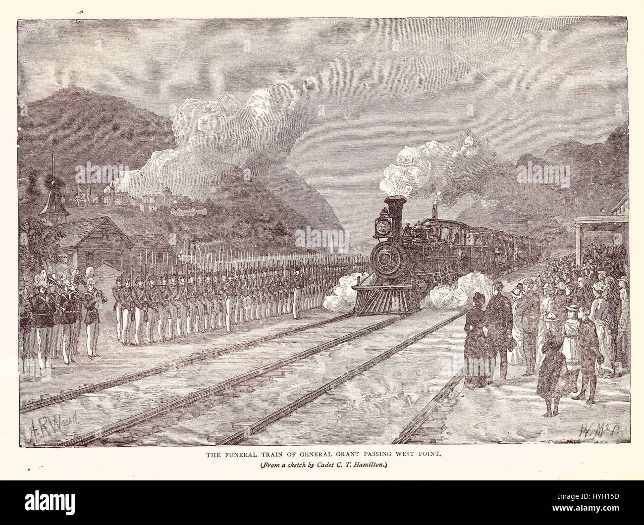 The 'Grant Funeral Train' refers to the transport of the body of Ulysses S. Grant, the 18th ...
