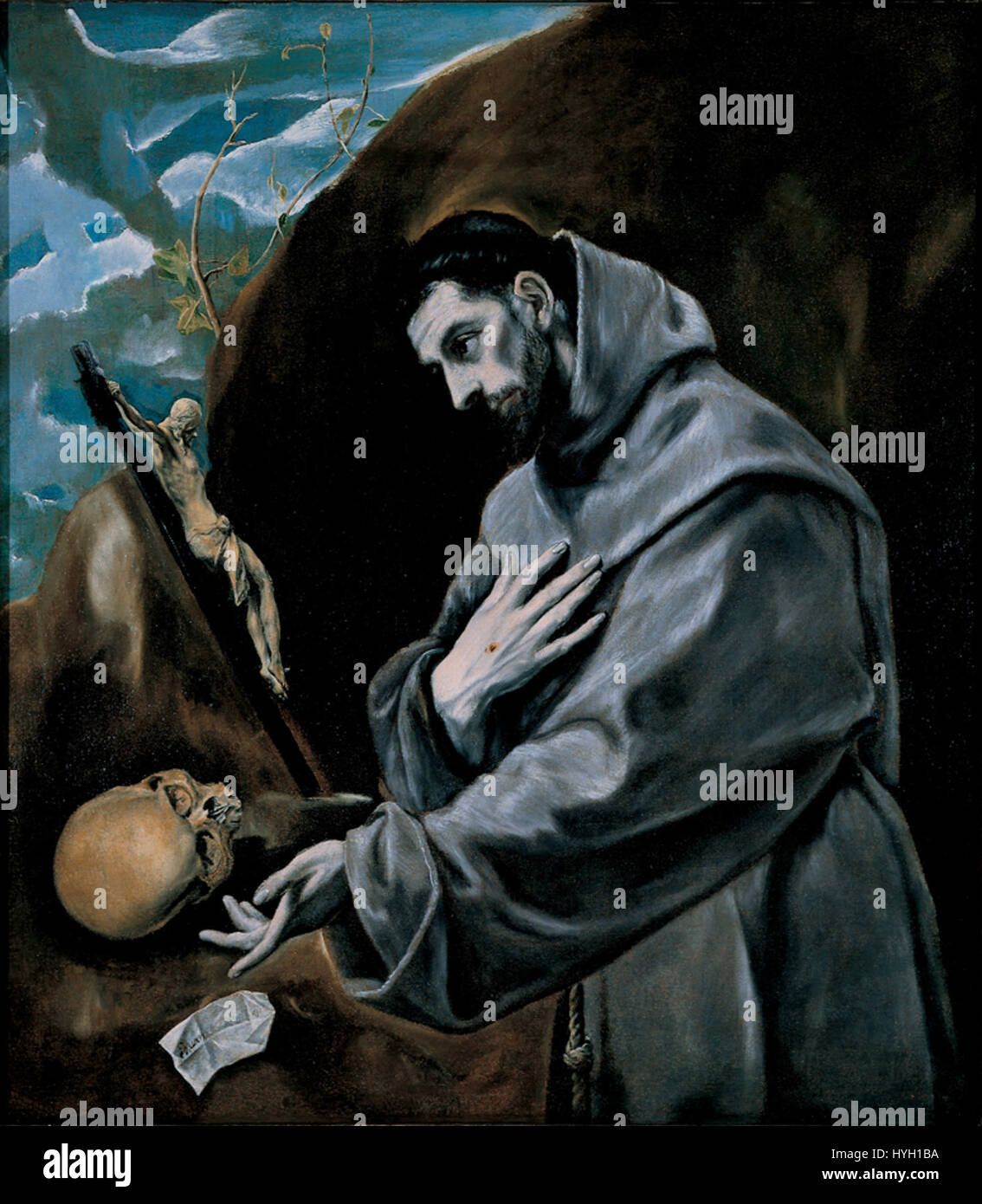 El Greco's *St. Francis Praying* captures the Spanish mystic in a ...