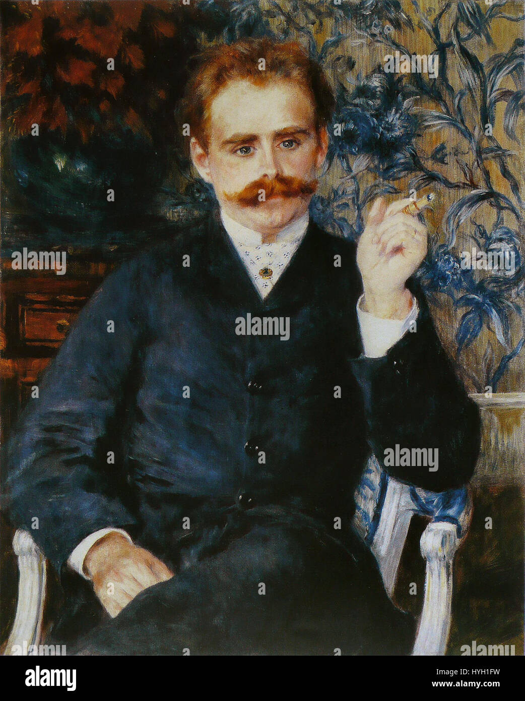 *Albert Cahen d'Anvers* by Pierre-Auguste Renoir is a portrait of a ...