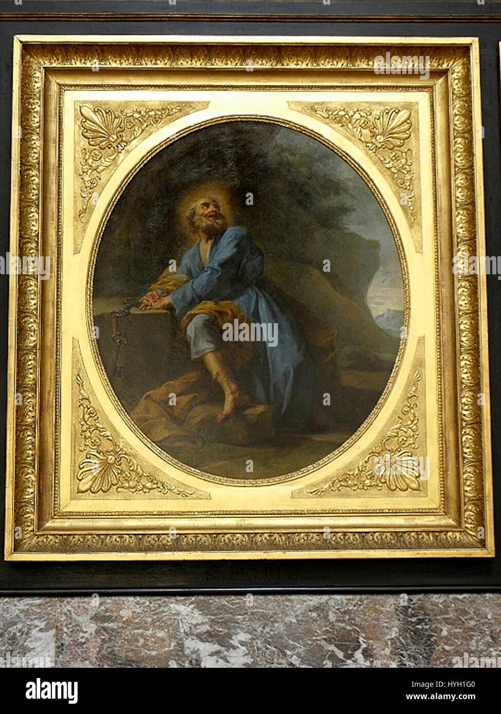 Jean Restout's painting 'Saint Pierre repentant' (Saint Peter Repentant ...