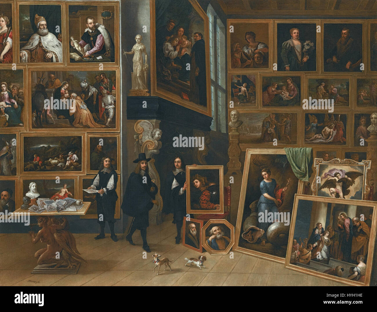 David Teniers the Younger’s painting 'Archduke Leopold Wilhelm in his Art Gallery in Brussels ...