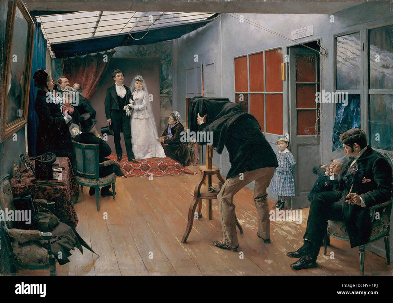 *Une noce chez le photographe* (A Wedding at the Photographer's) is a ...