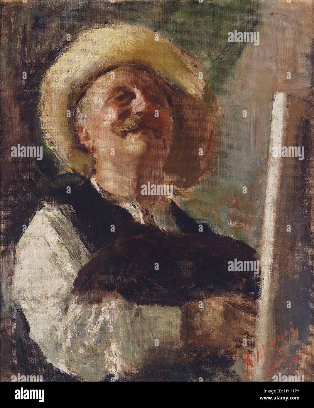 Antonio Mancini’s ‘Self Portrait’ from 1910 displays his characteristic ...