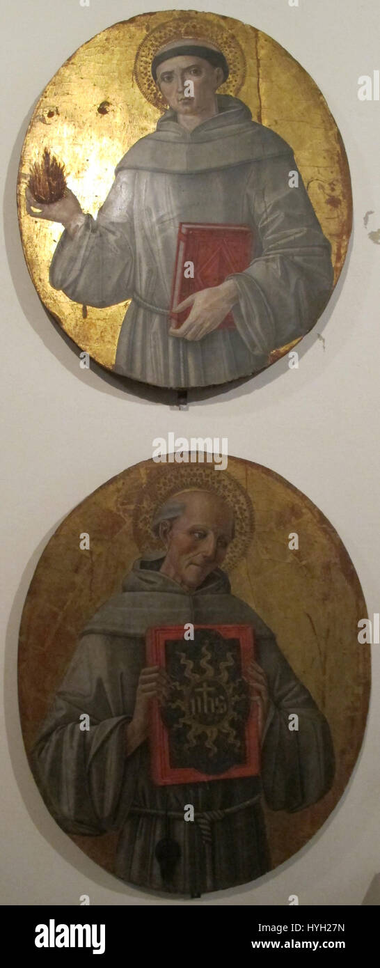Benvenuto di Giovanni’s artwork features two important saints from the ...
