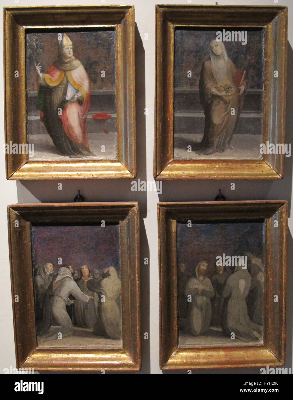 'Predella della Pala dell'Oratorio di S. Bernardino' by Beccafumi is an ...