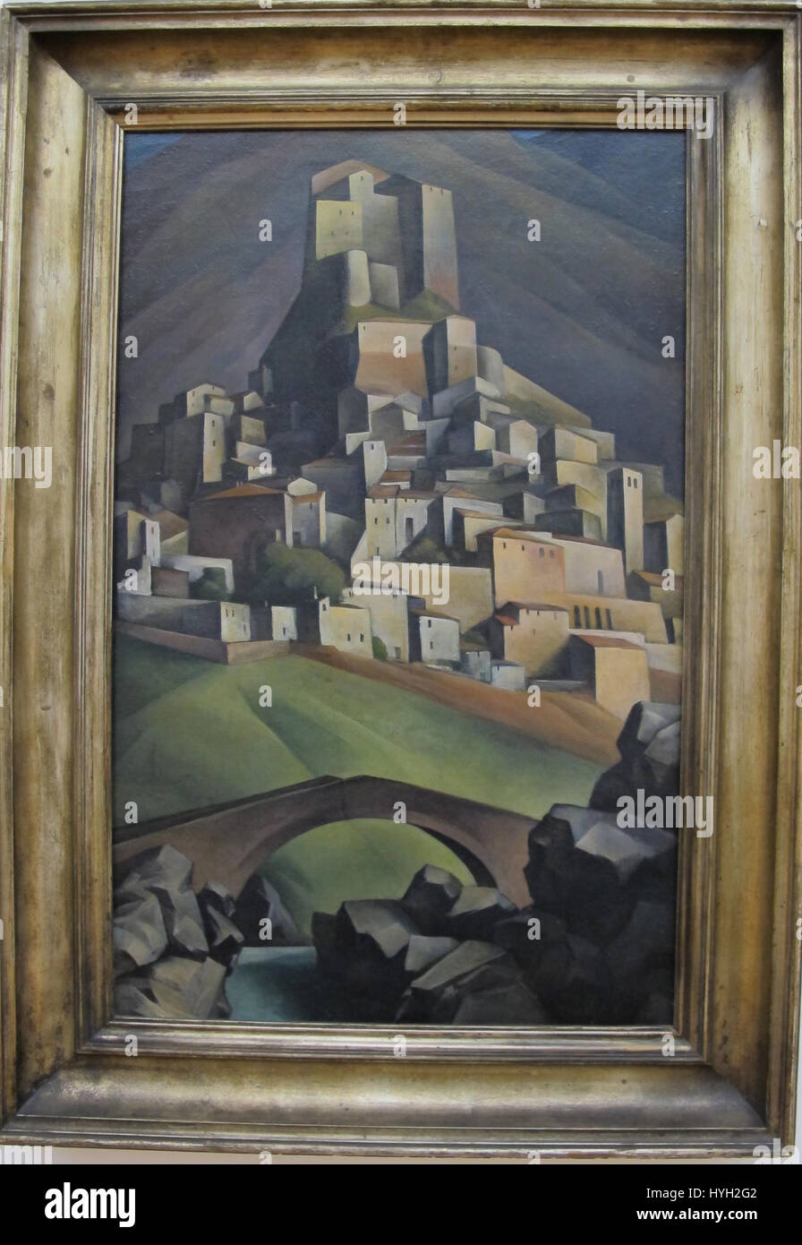'Veduta di Subiaco' by Alexander Kanoldt is a 1924 painting that ...