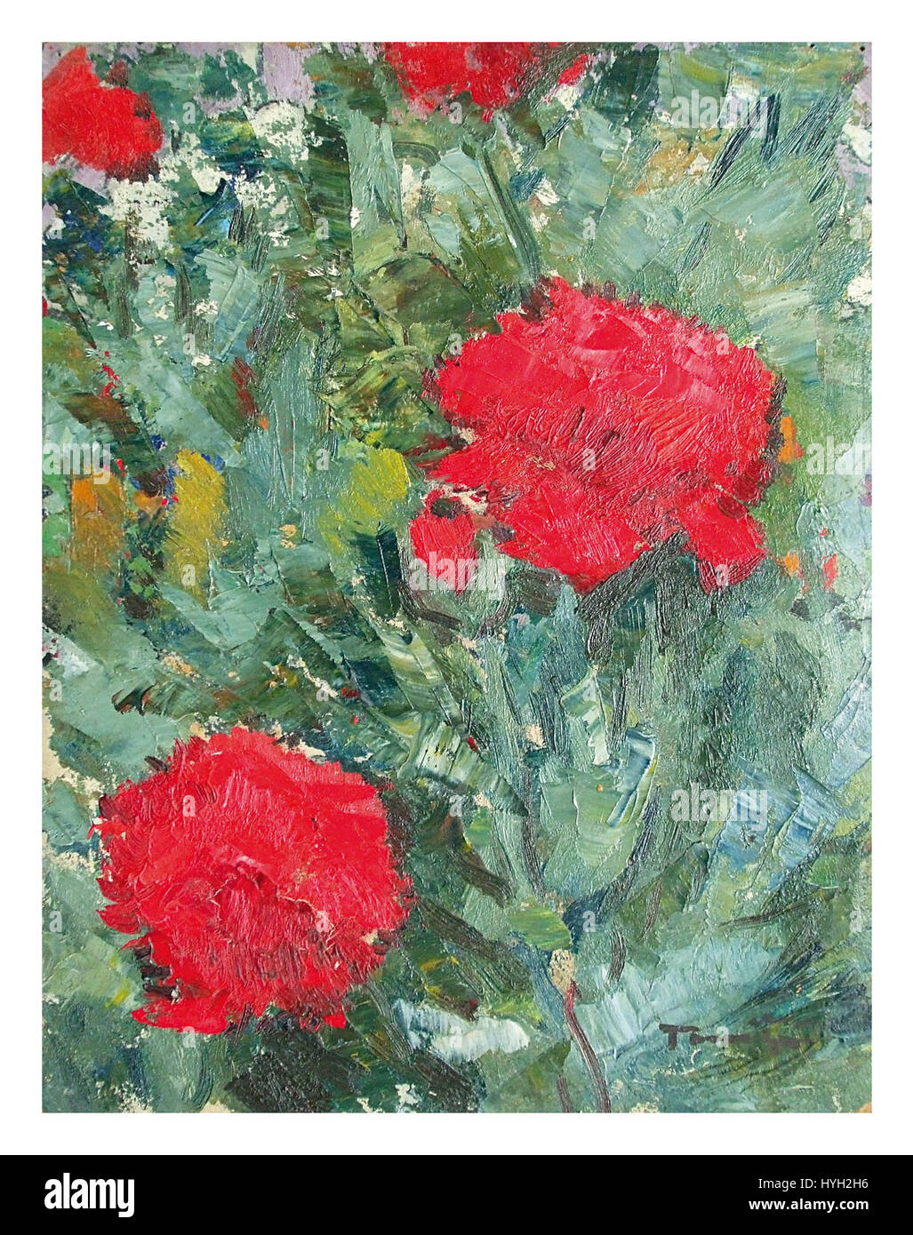 'Garoafele' is a painting by Romanian artist Nicolae Tonitza, featuring ...