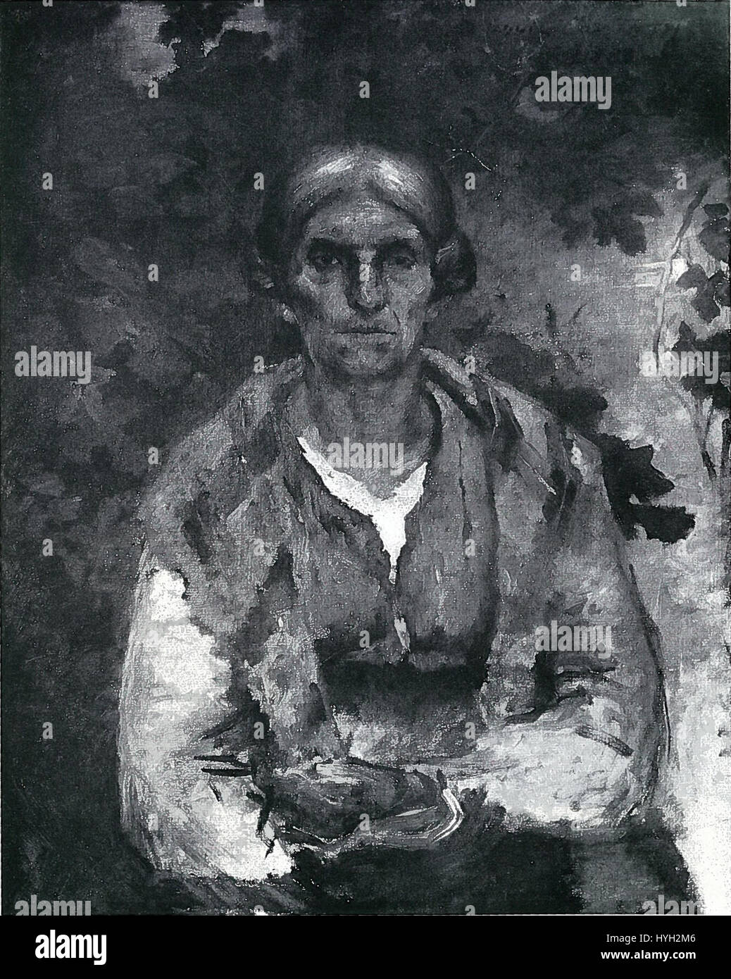 A 1883 work by Lovis Corinth, 'Alte Italienerin' depicts an elderly ...