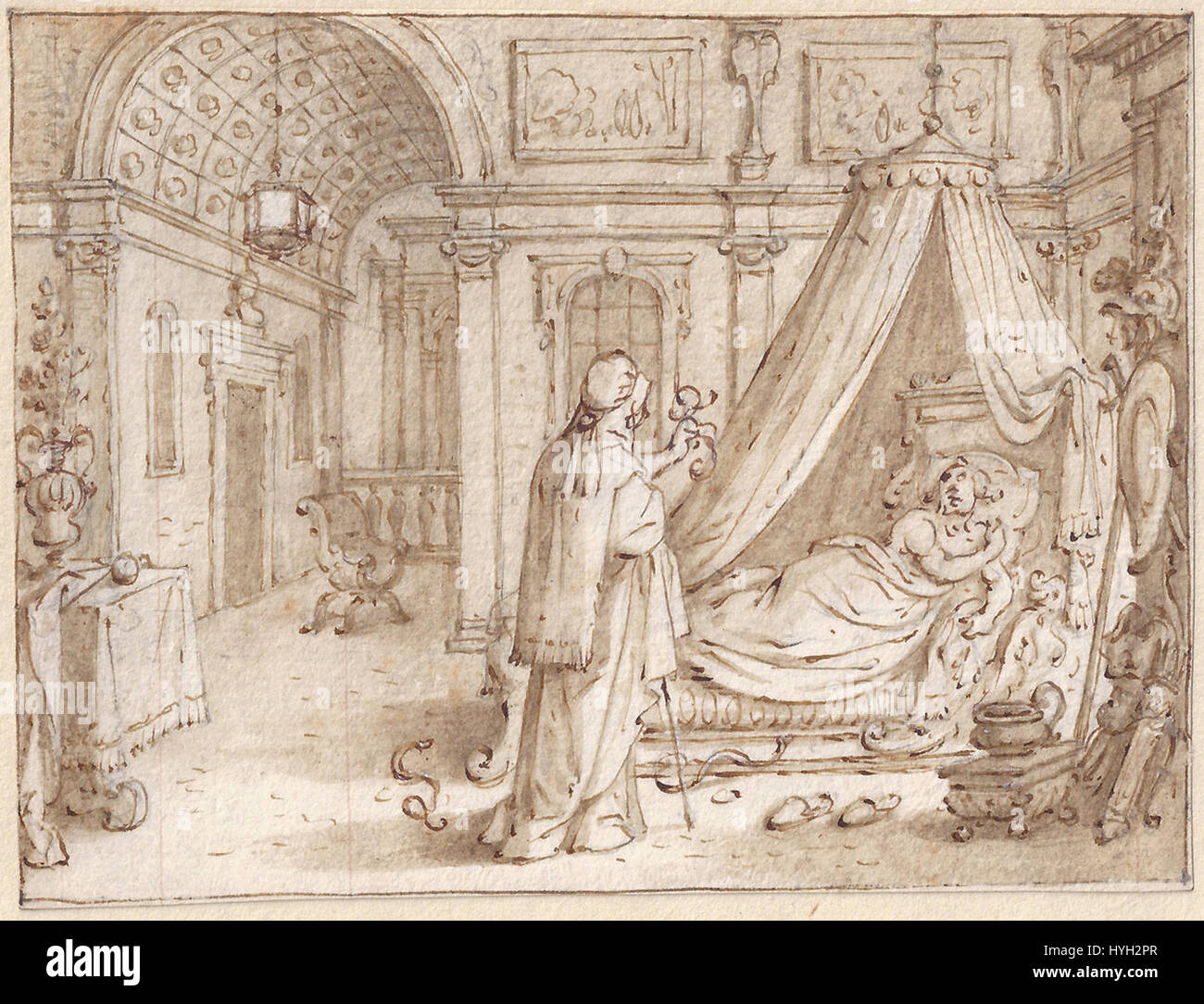 Sebastiaen Vrancx's 'Alecto Appearing to Turnus' is a 17th-century work ...