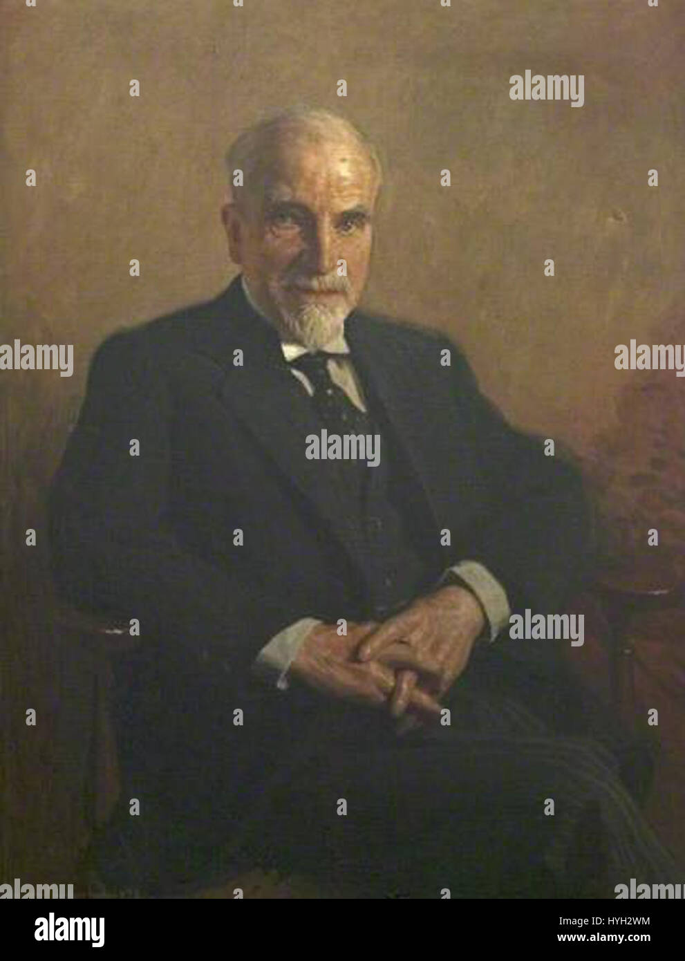 This portrait of Sir John Ferguson Bell, the Mayor of Derby, was ...