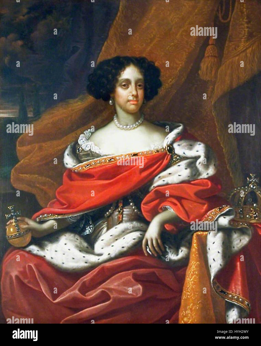 Catherine of braganza and charles ii hi-res stock photography and ...