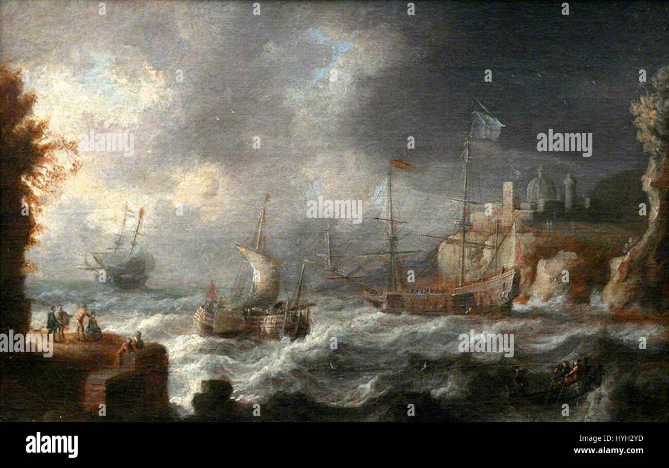 Bonaventura Peeters I's 'A Port in the Mediterranean' illustrates a ...