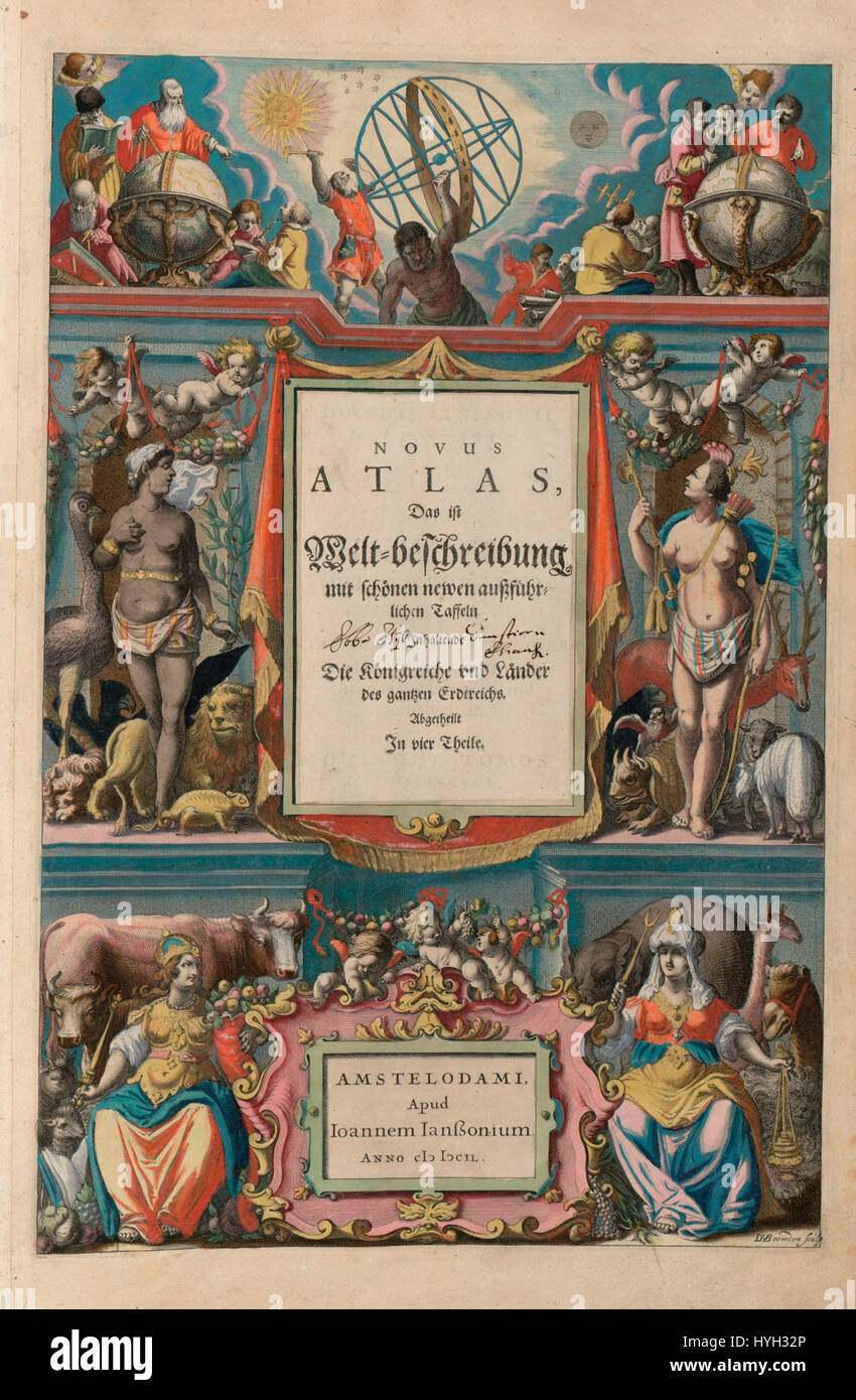 The 'Novus Atlas' is a historical map series, notable for its accuracy ...