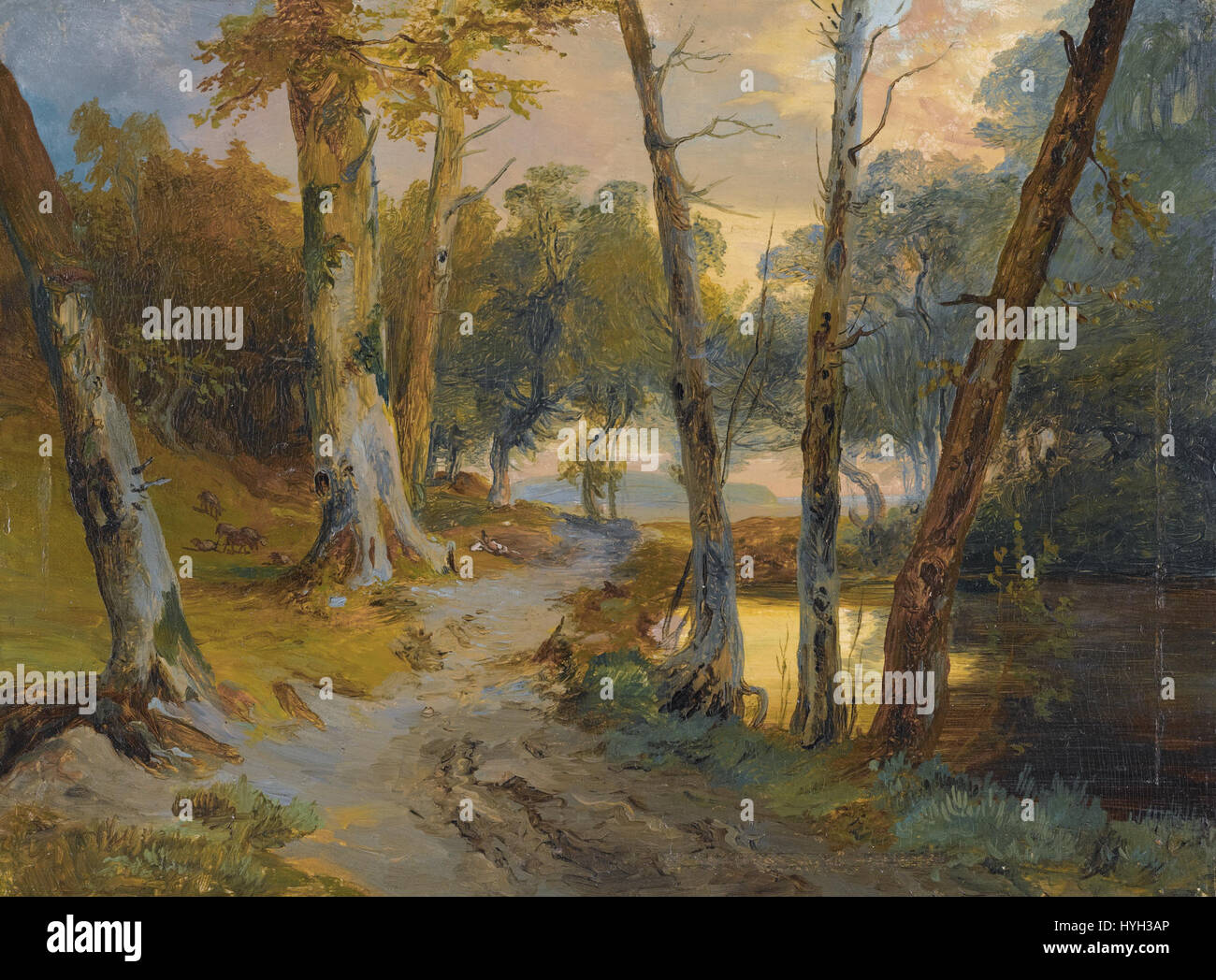 Serene scene depicting small hi-res stock photography and images - Alamy