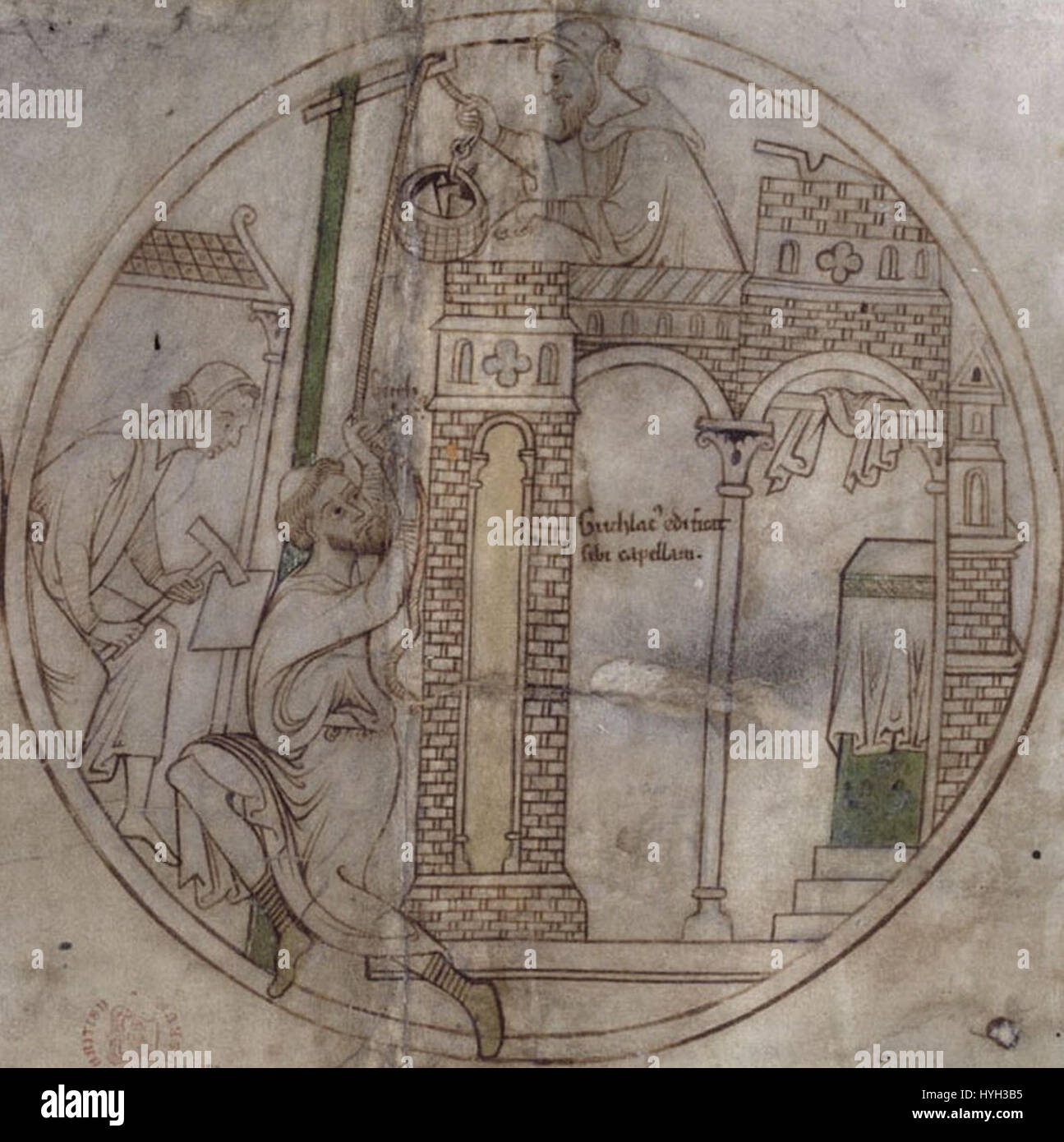 The Guthlac Chapel, located at the British Library, is a historic ...