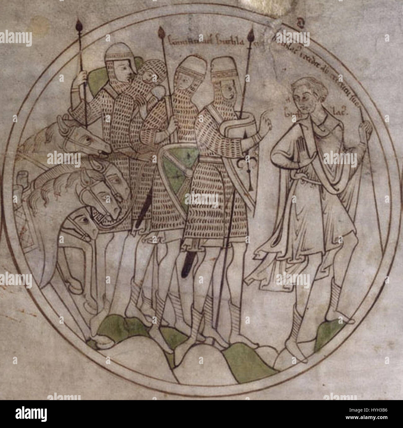 'Guthlac Contemplation' depicts the legendary hermit Guthlac ...