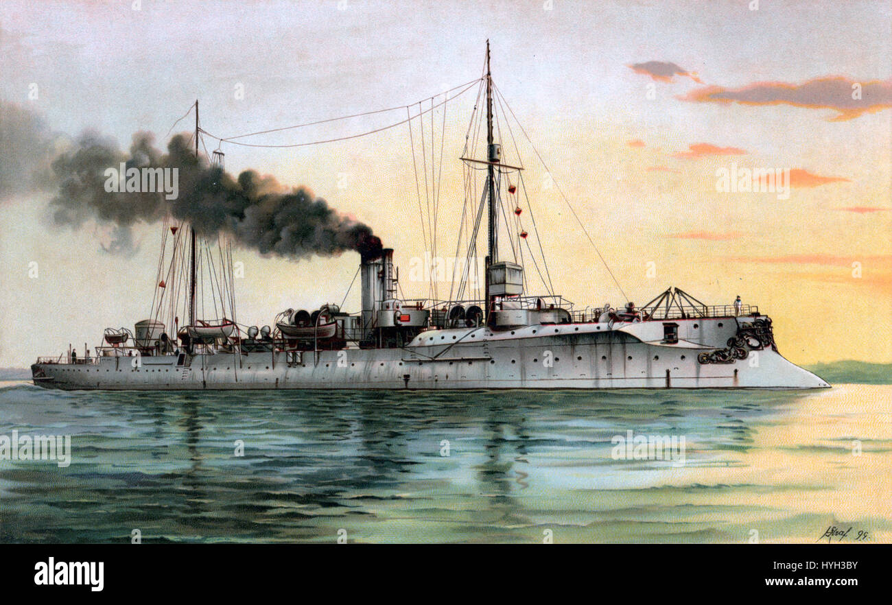 The S.M. Kleiner Kreuzer Hela was a German light cruiser built during ...