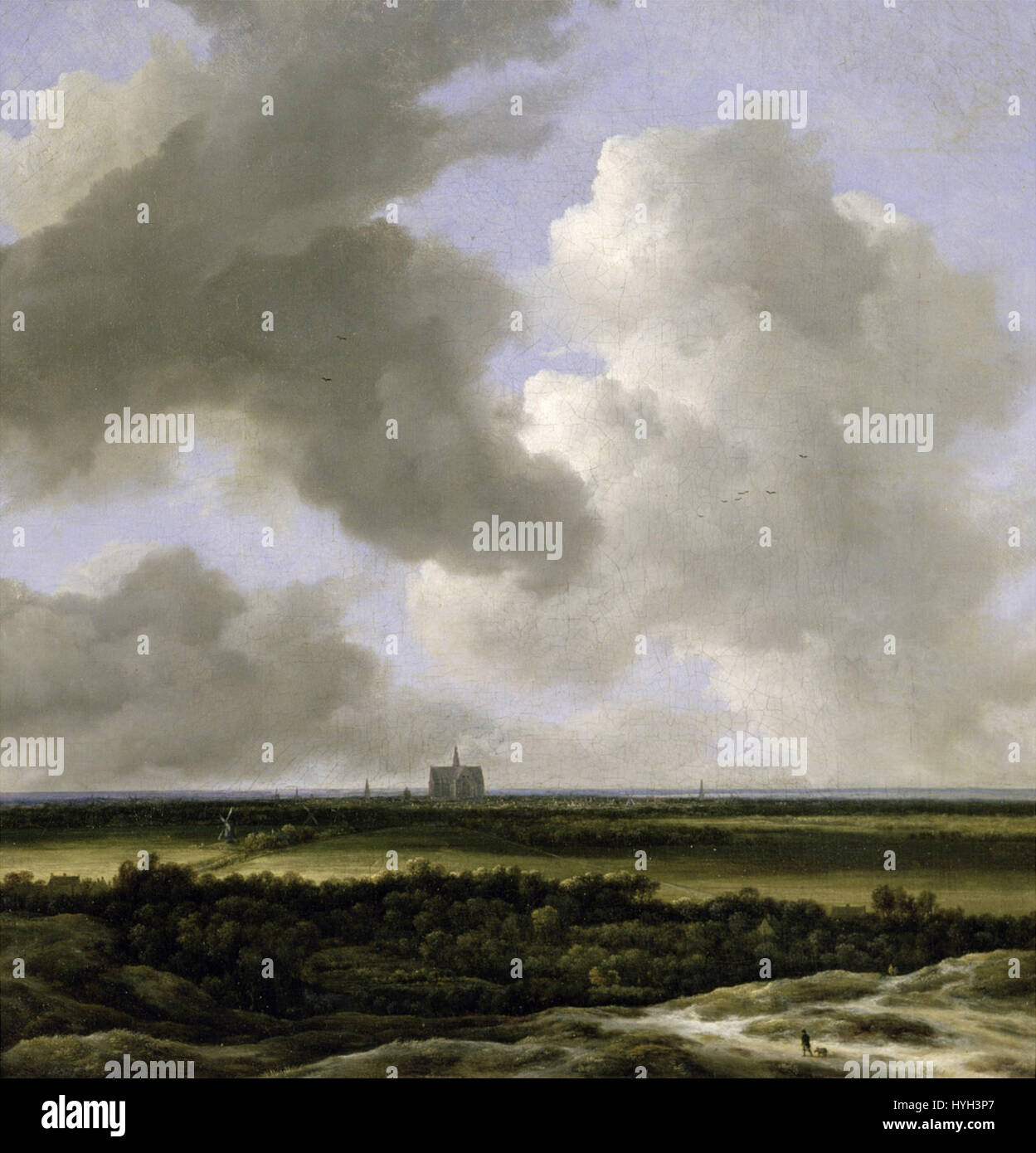 Jacob van Ruisdael’s 'Panoramic View of Haarlem' captures the expansive ...