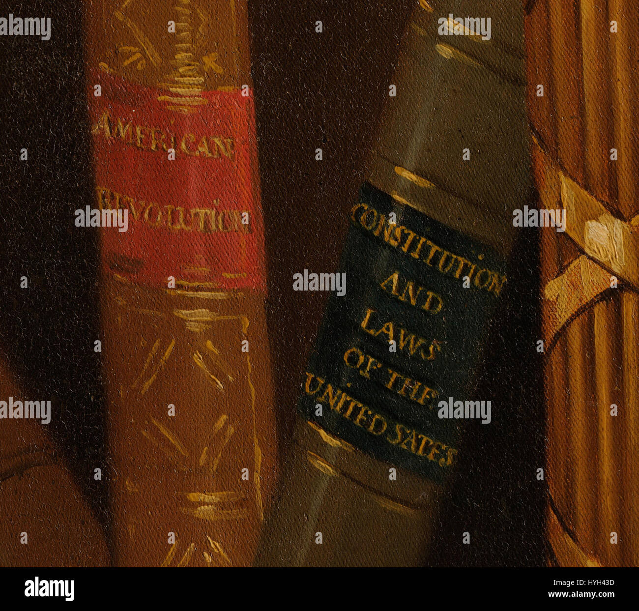 This detail from Gilbert Stuart’s famous portrait of George Washington ...