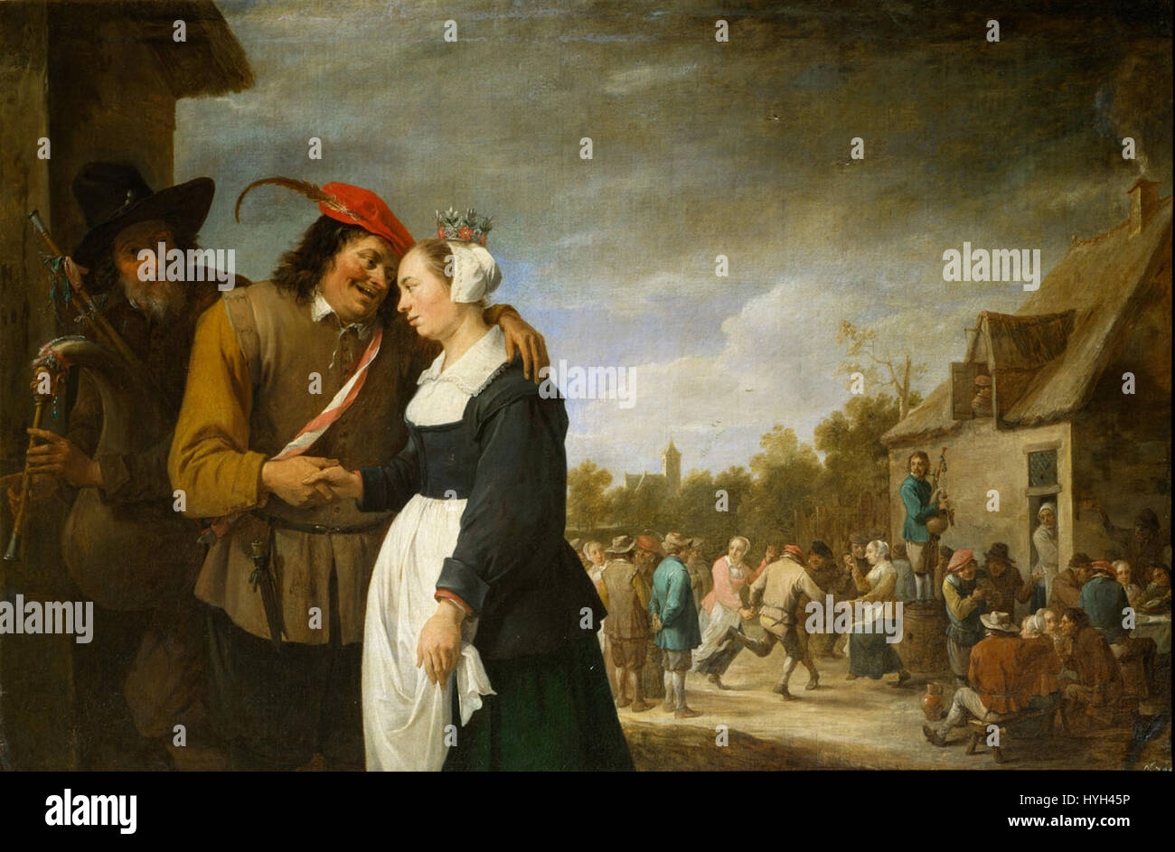 Village wedding painting hi-res stock photography and images - Alamy