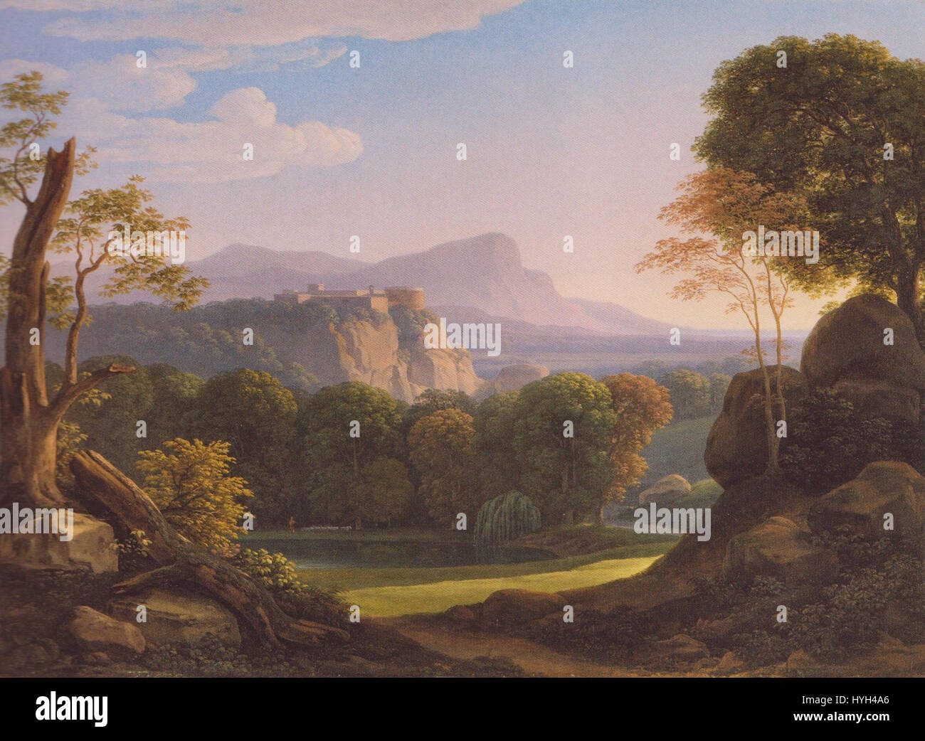 *J C Reinhart's Italian Landscape* from 1804 captures the serene beauty ...