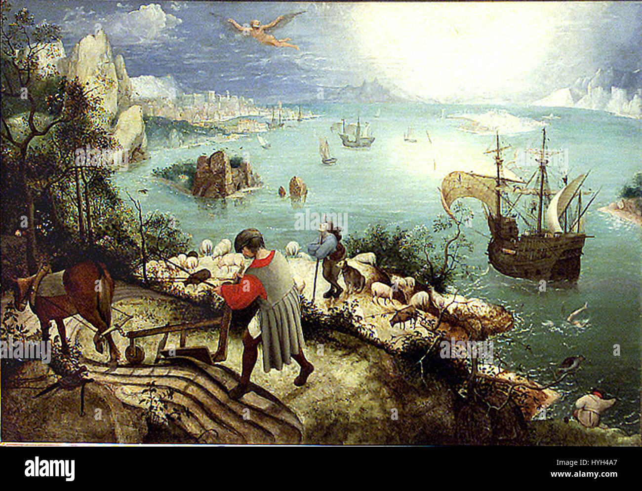 'Ikarussturz' is a painting or artwork housed at the Museum van Buuren ...