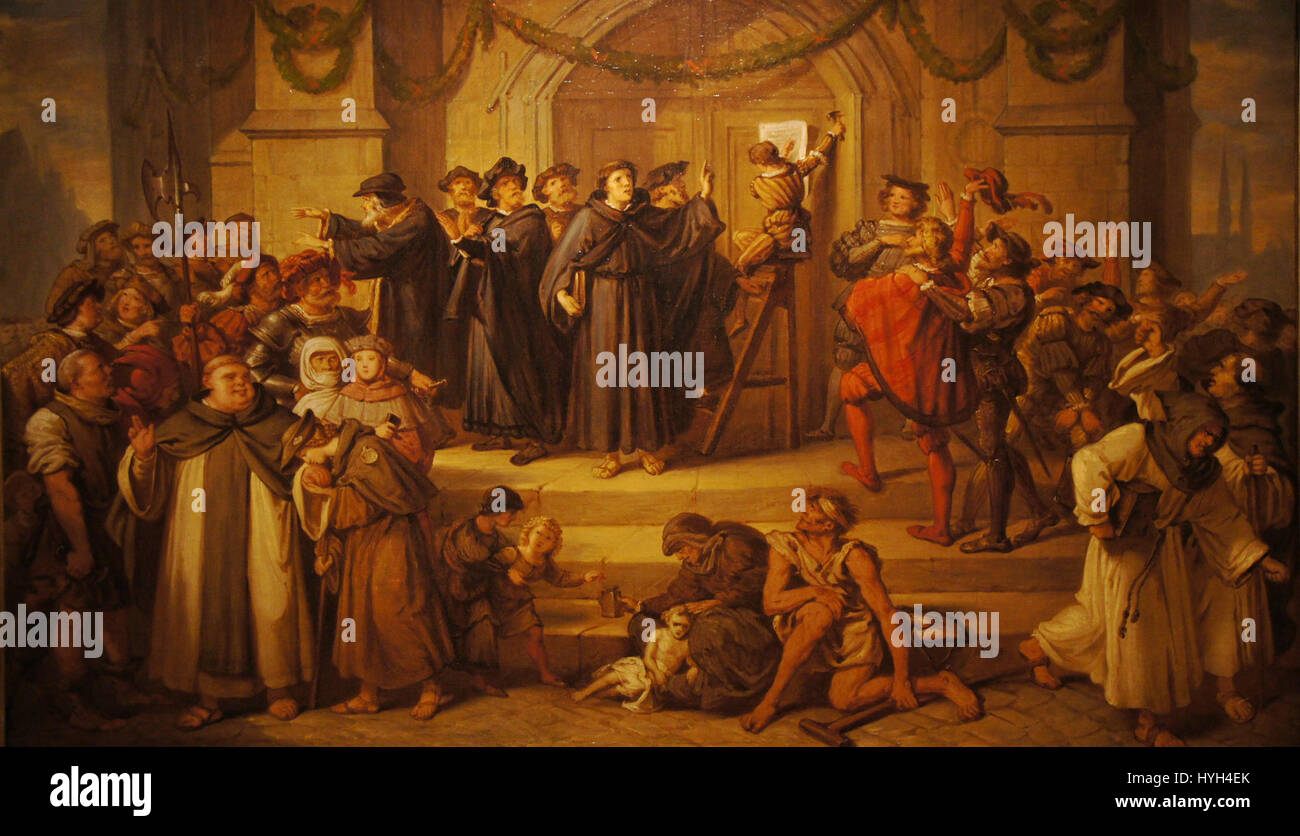 95 theses of martin luther hi-res stock photography and images - Alamy