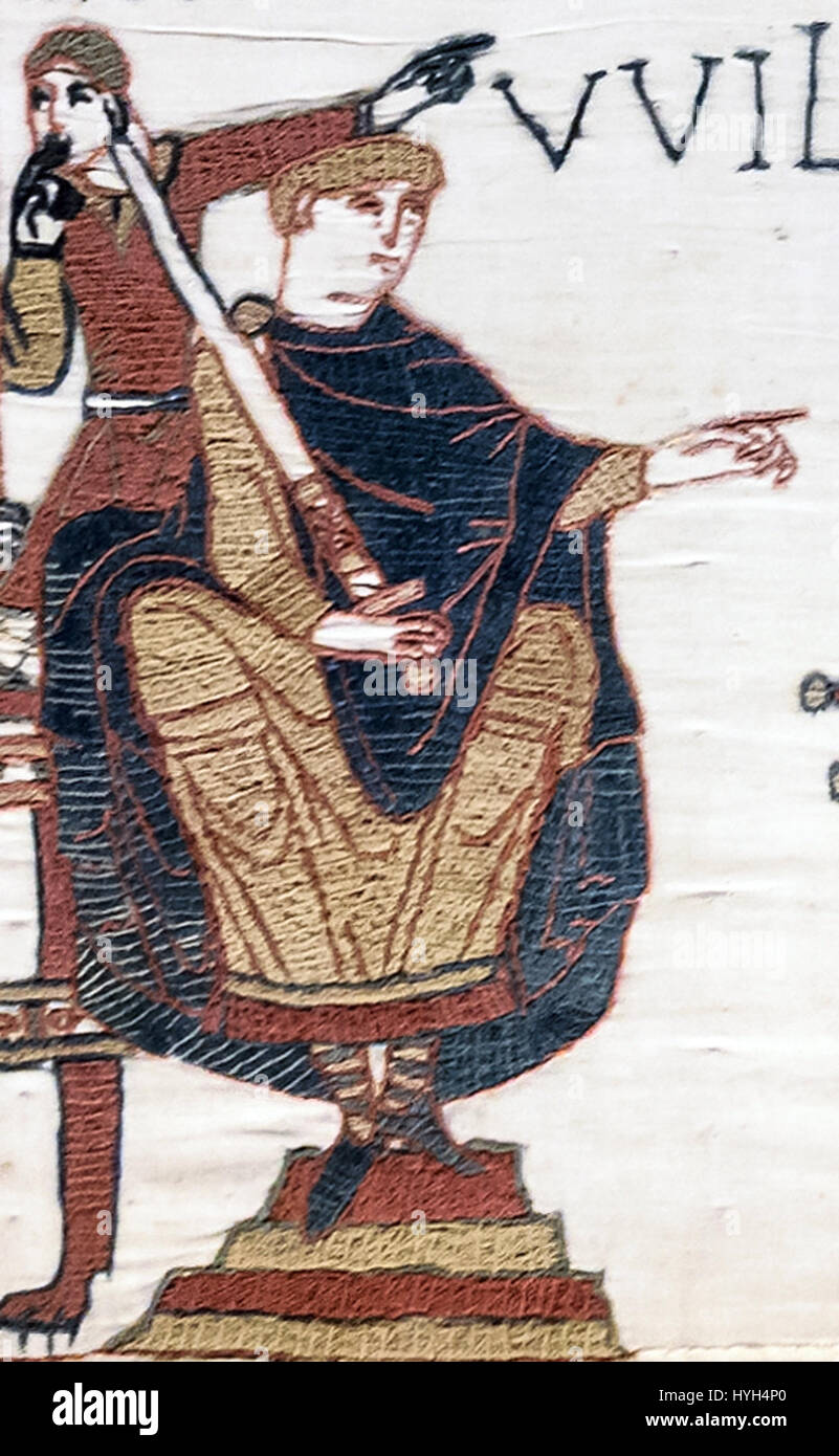 William the conqueror bayeux tapestry hi-res stock photography and ...