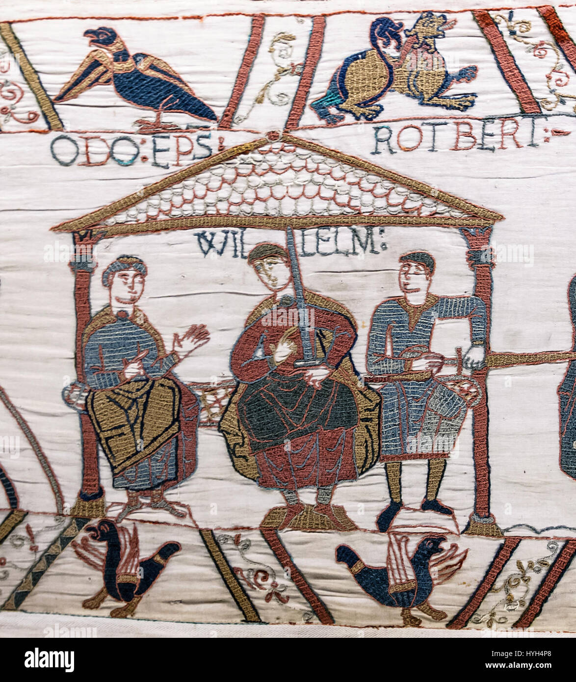 Scene 44 of the Bayeux Tapestry depicts William the Conqueror’s ...