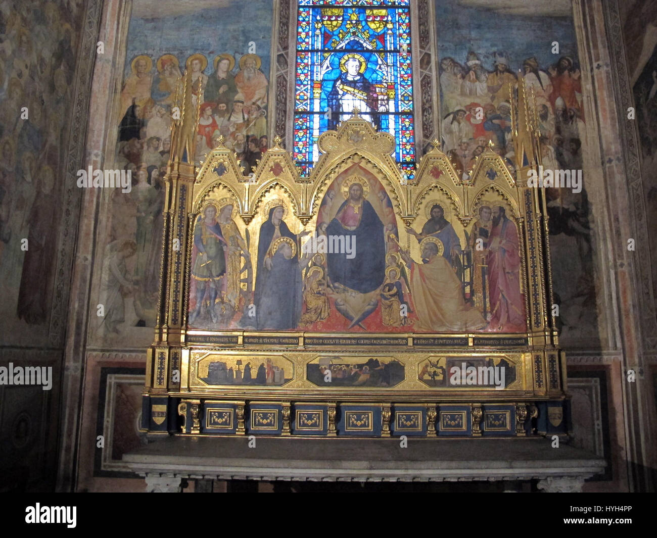 The 'Polittico dell'Orcagna' in the Strozzi Chapel of Mantua is an ...