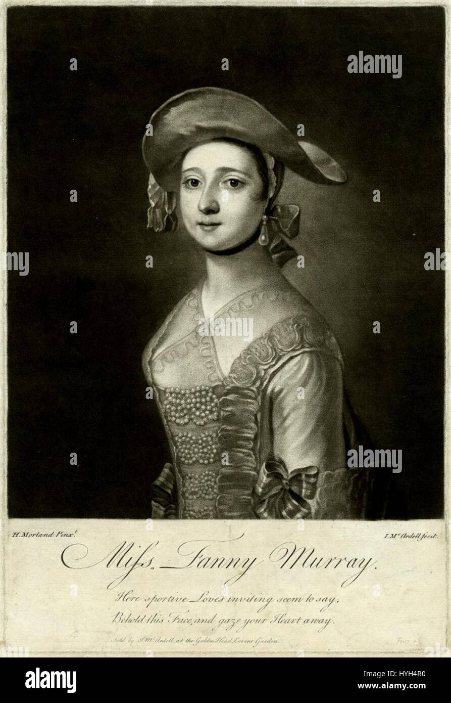 'Miss Fanny Murray' by Henry Robert Morland is a portrait of Fanny ...
