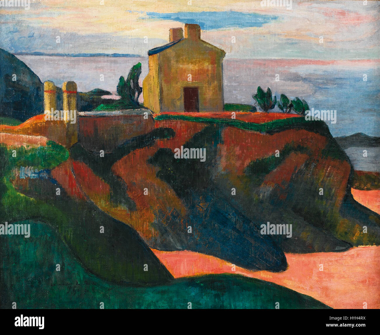Paul Gauguin’s 'La Maison du Pan du' features his signature post ...